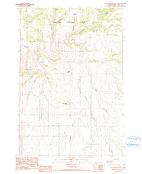 1990 Map of Greenwood Butte, Wallowa County, OR — High-Res | Pastmaps